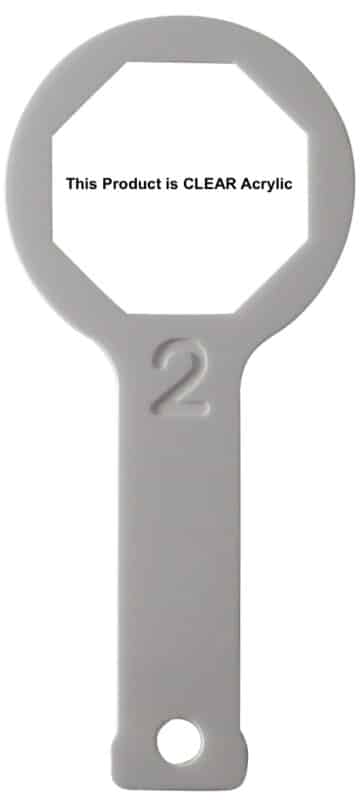 Closed End Bulkhead Wrenches – Fits Lifegard™️ 2″ Bulkhead Fitting ...